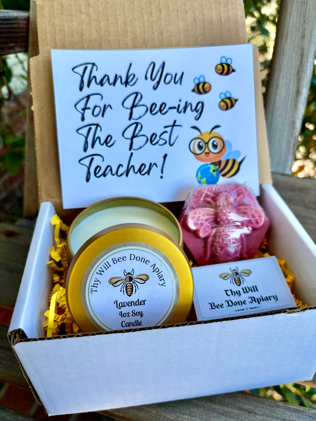 Teacher Appreciation Gift Box, Thank You Teacher Gift, Gift for School ...