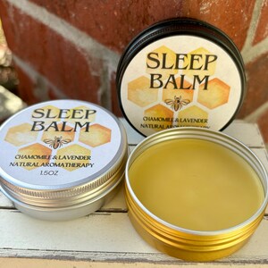 Relaxing Sleep Balm, Lavender Chamomile Relaxation Salve, Solid Perfume ...