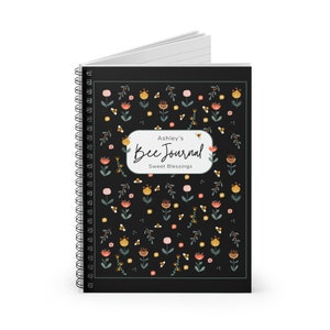 Personalized Beekeeper Journal | Custom Beekeeping Log Book | Honey Bee ...