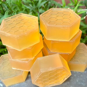 Honey Bee Soap Favors, Bulk Bee Party Favors, TEN Honeycomb Bee Theme ...
