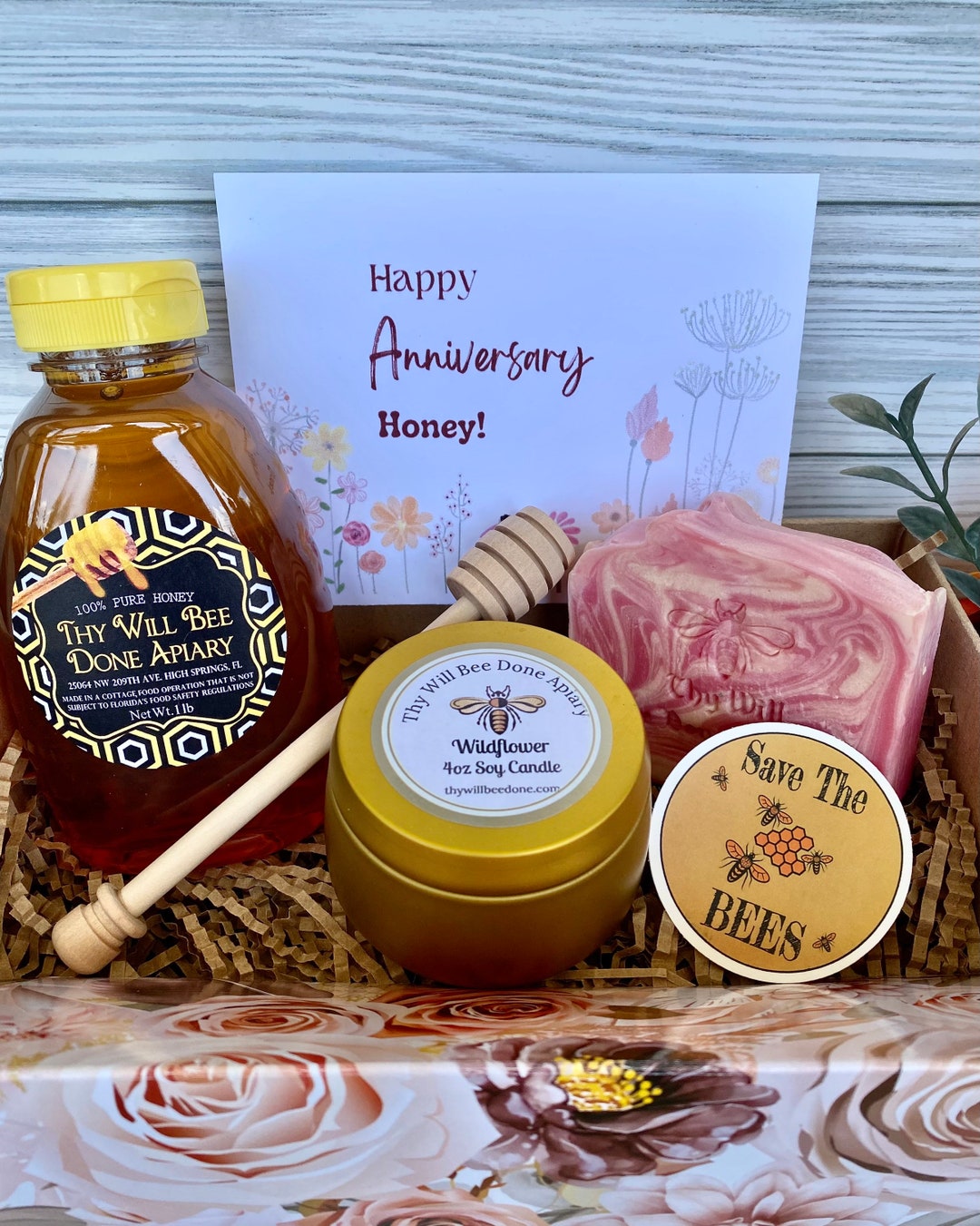 Anniversary Gift Box for Wife, 5th Anniversary Gift Box, Gift for Honey ...