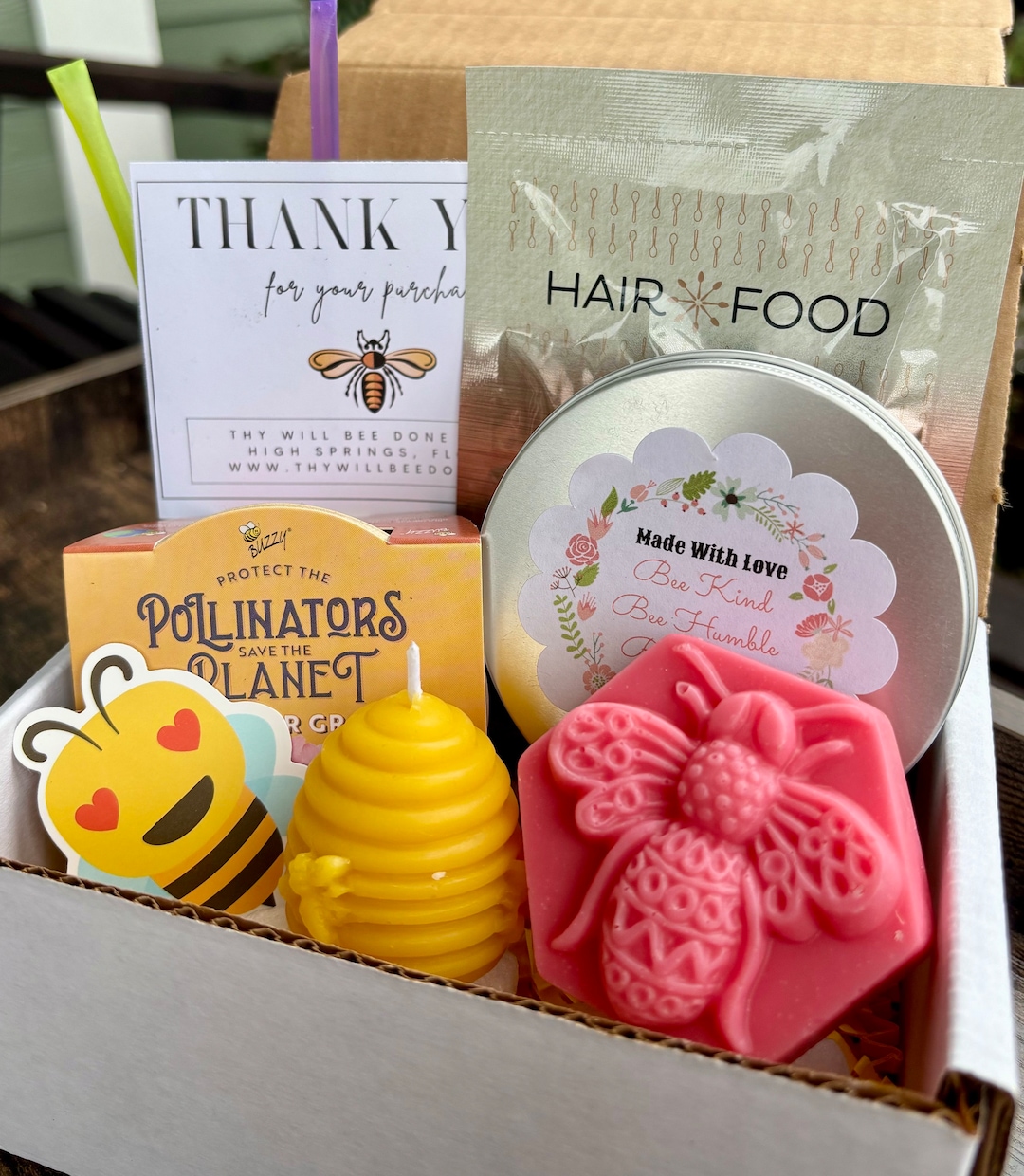 Bee Gift Occasion Box, Choose Your Own Spa Gift Box, Honey Bee Sweet ...