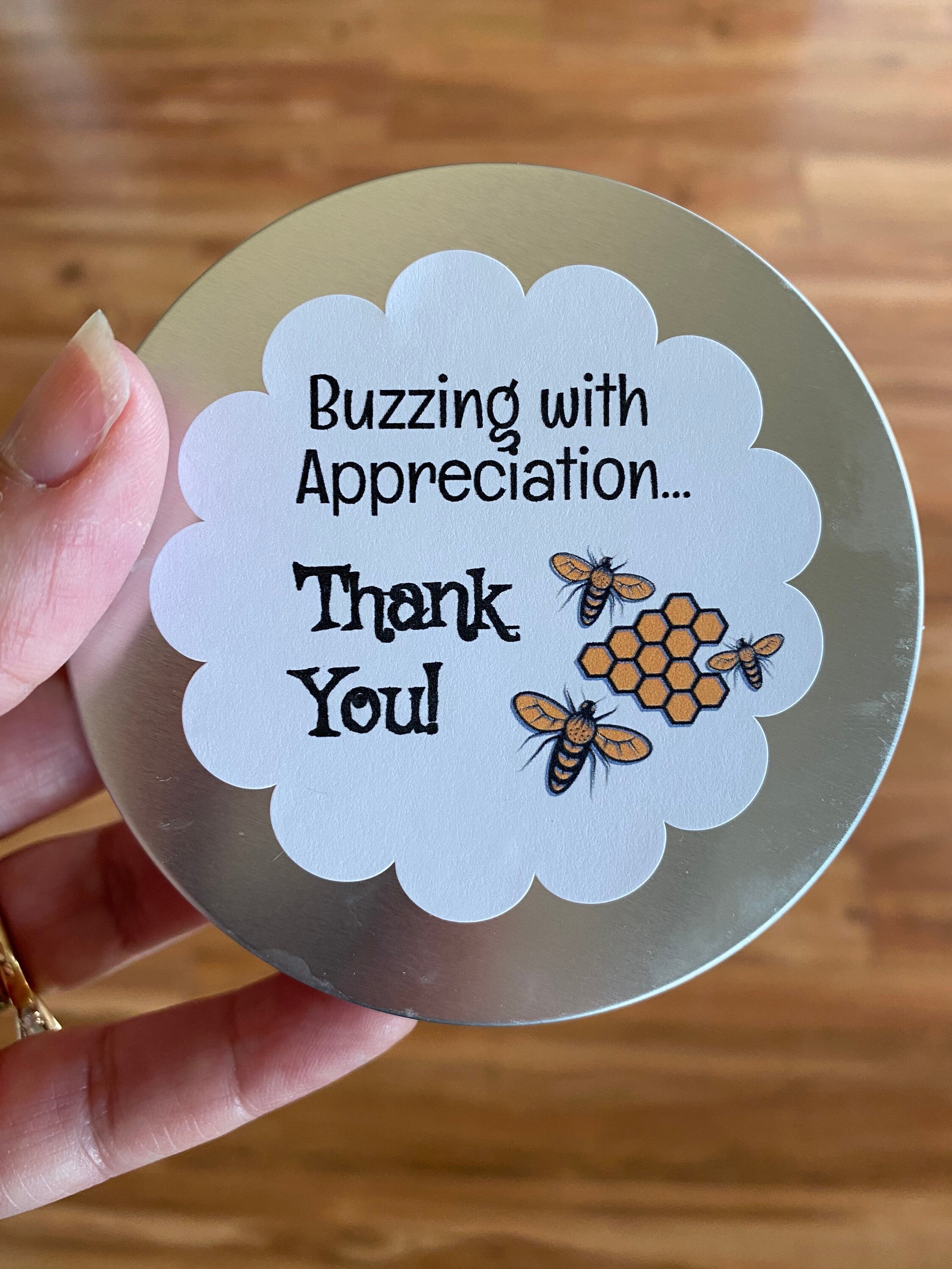 Bee Sticker Buzzing With Appreciation Bee Thank You Stickers - Etsy