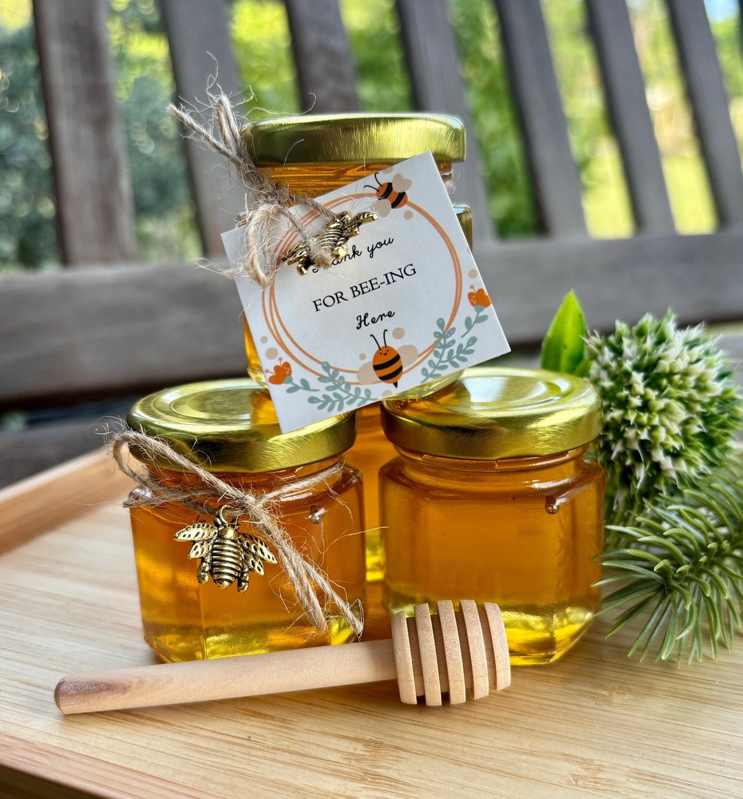 Honey Jar Favors, Honey Favors Baby Shower, Mini Honey Jar Wedding ...