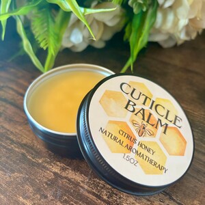 Natural Cuticle Balm, Citrus Bee Balm for Working Hands, Gardener Gift ...