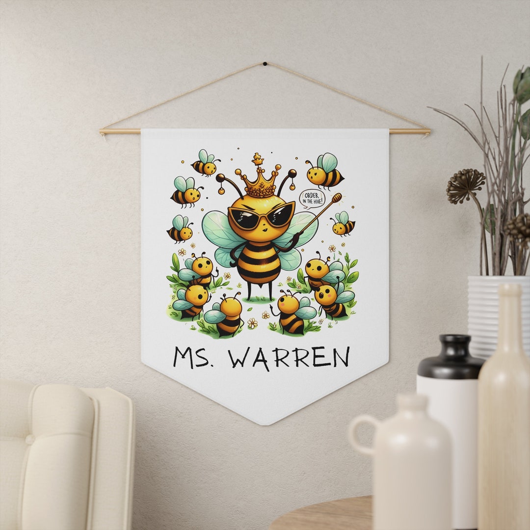 Classroom Door Sign, Bumblebee Class Decor, Honeybee Theme Teacher Door ...