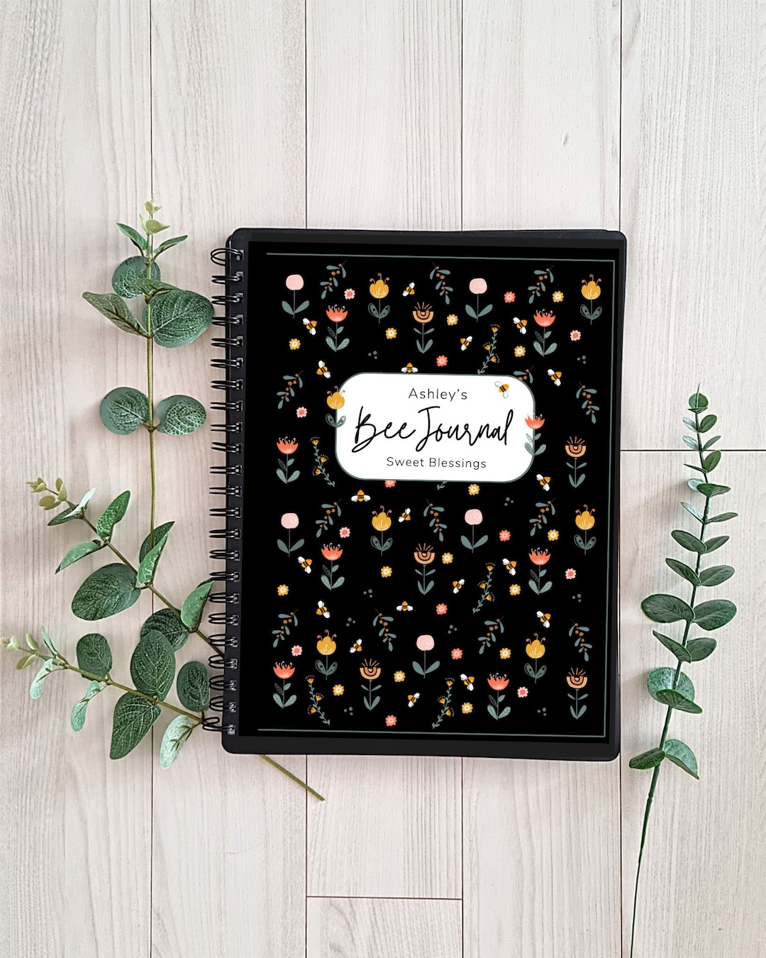 Bee Keeper Journal, Honey Bee Custom Notebook, Personalized Beekeeping ...