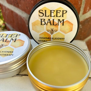 Relaxing Sleep Balm, Lavender Chamomile Relaxation Salve, Solid Perfume ...