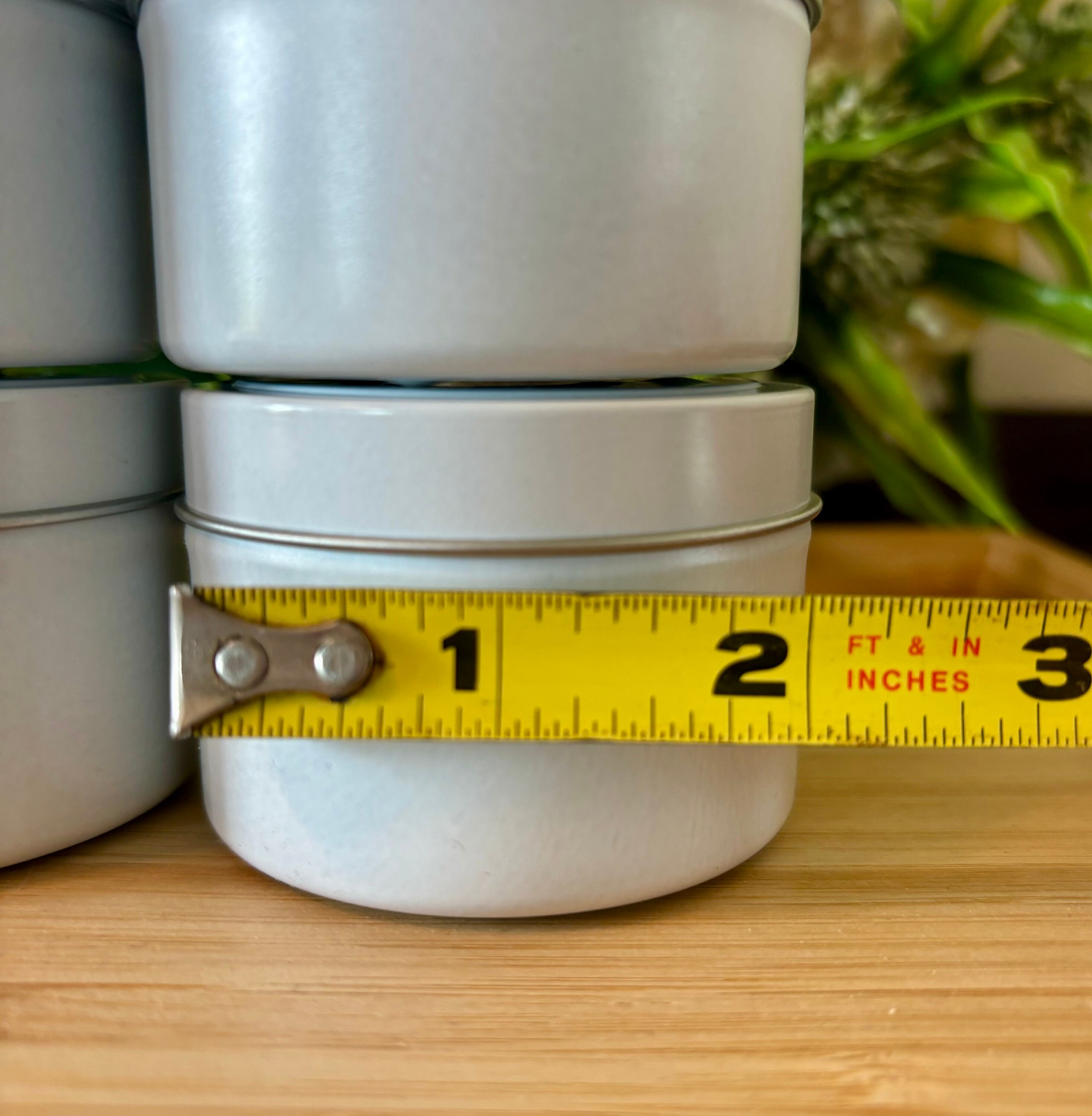 SALE White 4oz Candles, Private Label Mini White Tin Soy Candles ...