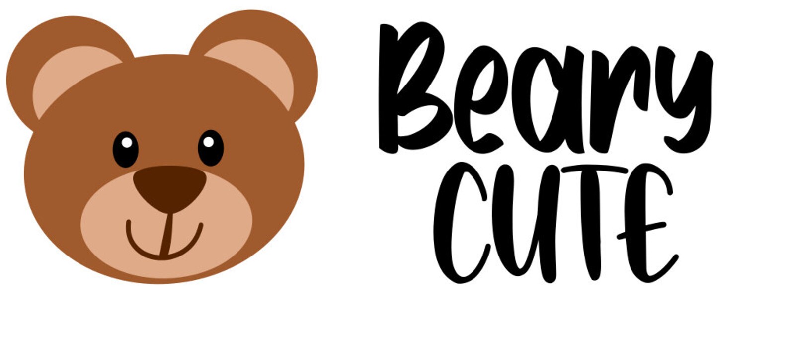 Beary Cute SVG PNG PDF - Etsy