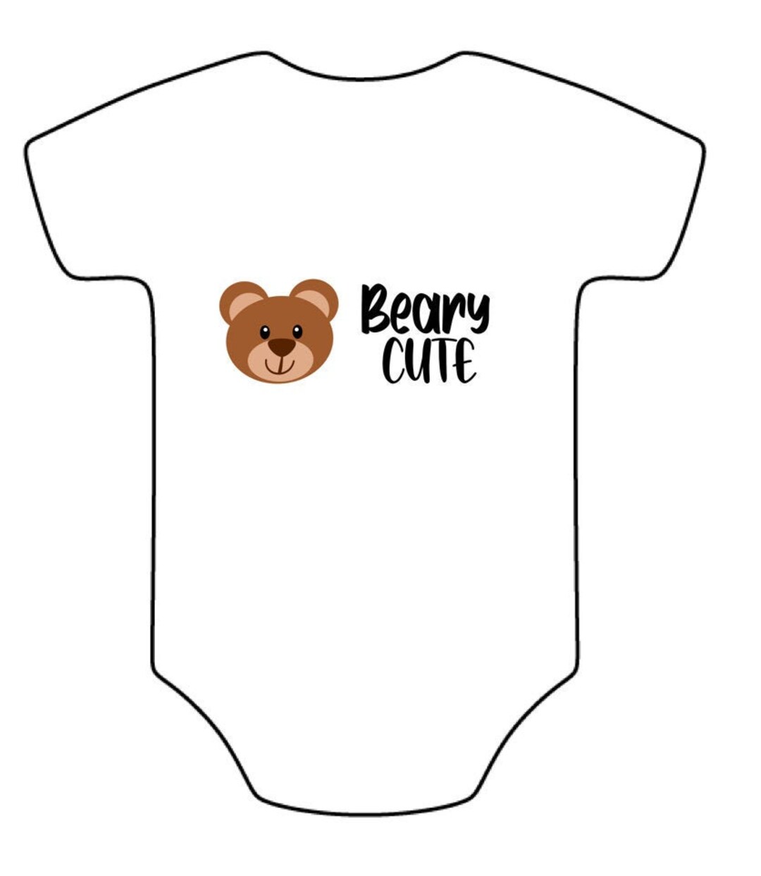 Beary Cute SVG PNG PDF - Etsy
