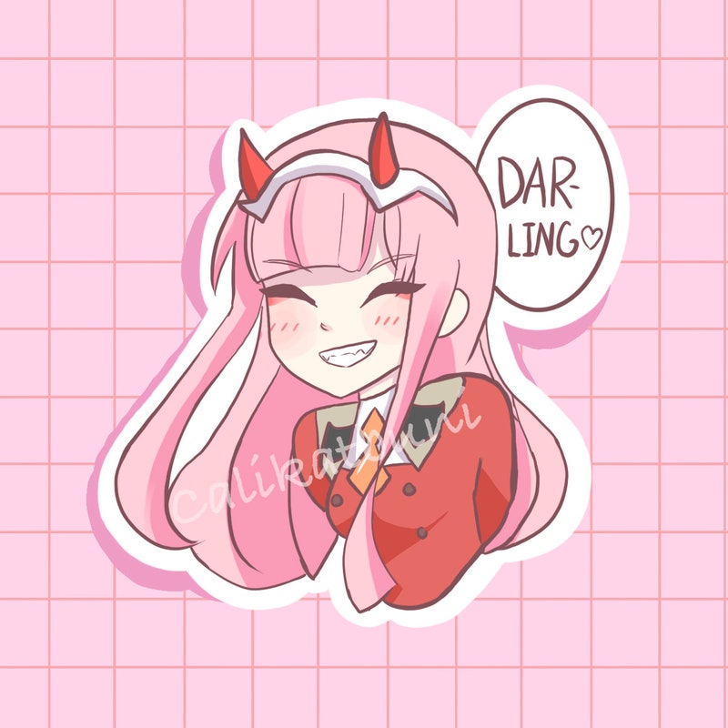 Zero Two Stickers - Etsy