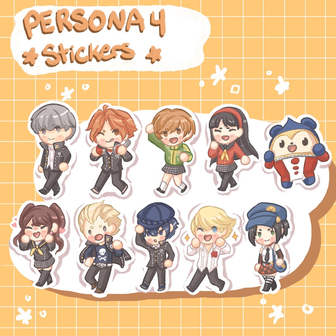 Persona 4 Cute "follow the Leader" Stickers - Etsy