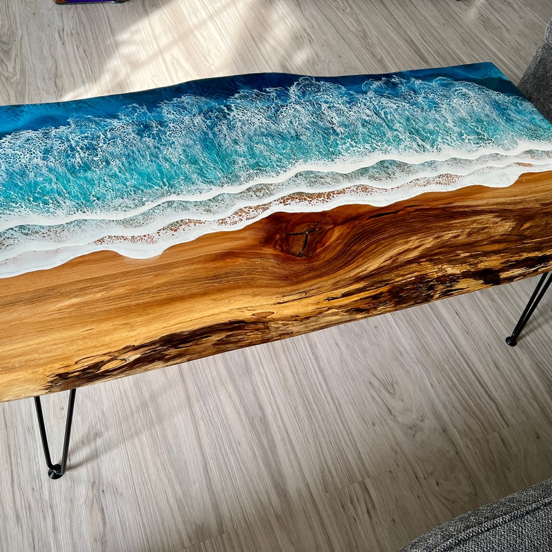 Resin Ocean Table - Etsy