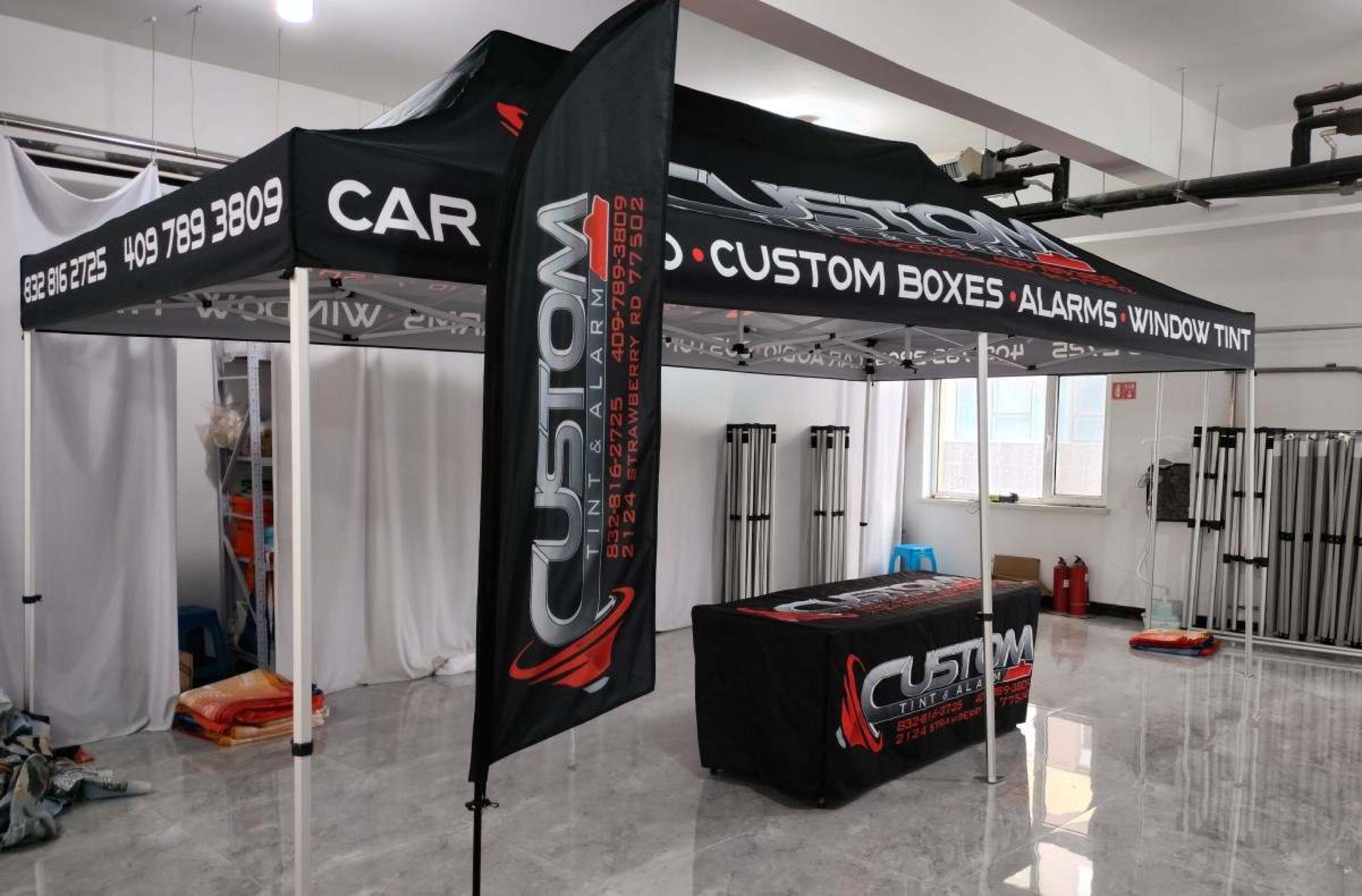 CUSTOM 10X20 TENT CANOPY Business Tent Pop up Tent Event Tent Combo ...