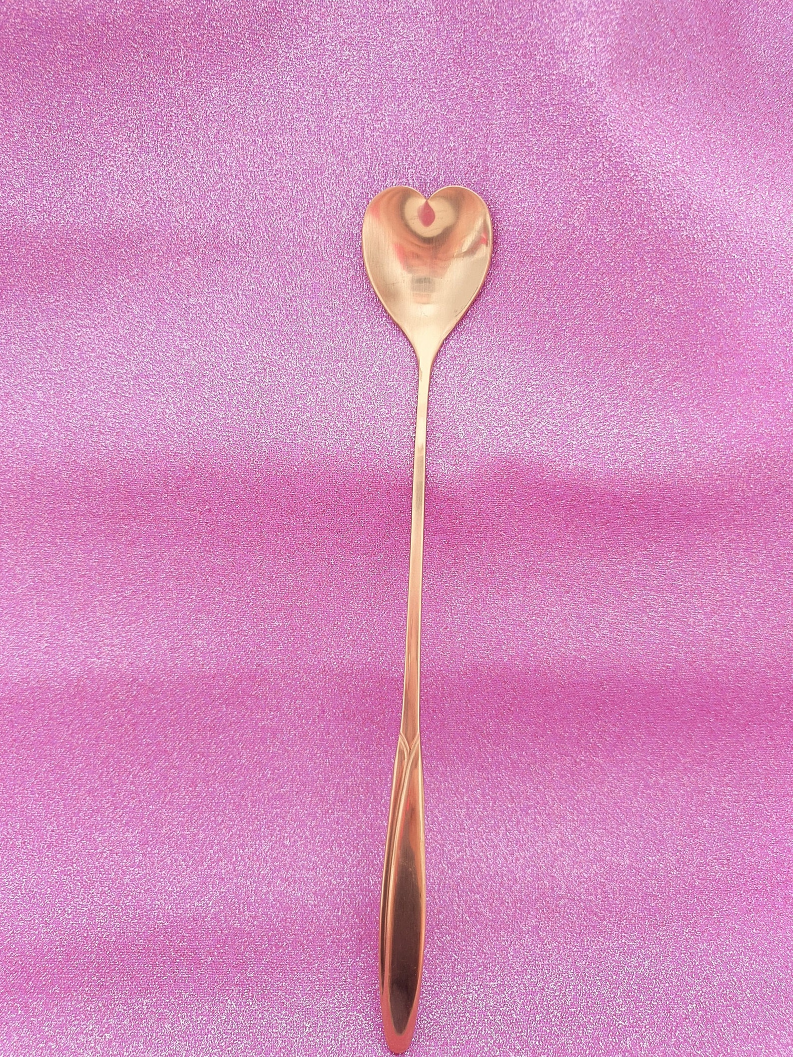 Gold Heart Shaped Spoon - Etsy