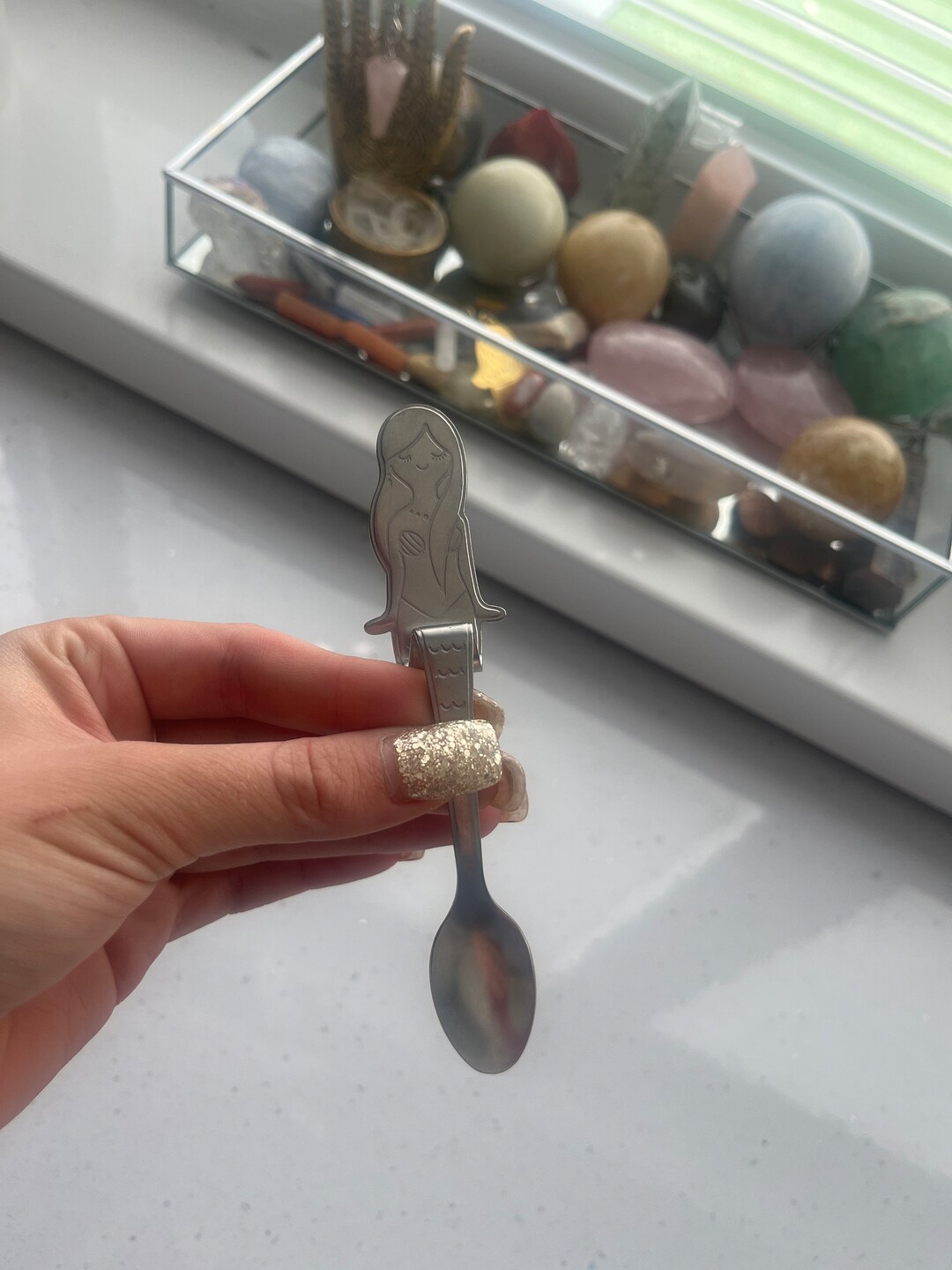 Mermaid Tea Spoon Cup/bowl Sitter - Etsy UK
