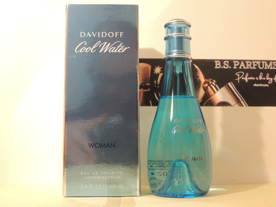 Cool Water Woman Davidoff Eau De Toilette 100ml Edt Spray Vintage Very ...