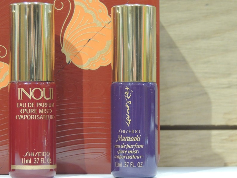Shiseido Set: Zen Eau De Cologne 11ml Inoui Eau De Parfum 11ml Murasaki ...