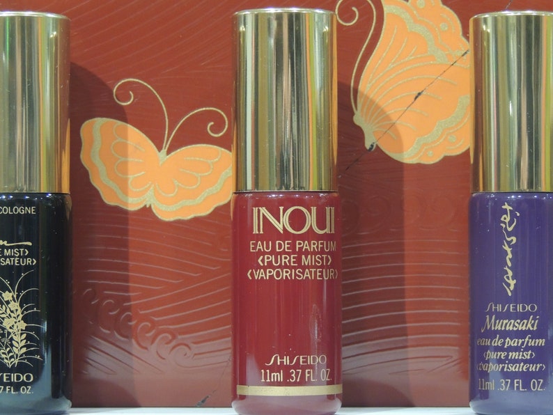 Shiseido Set: Zen Eau De Cologne 11ml Inoui Eau De Parfum 11ml Murasaki ...
