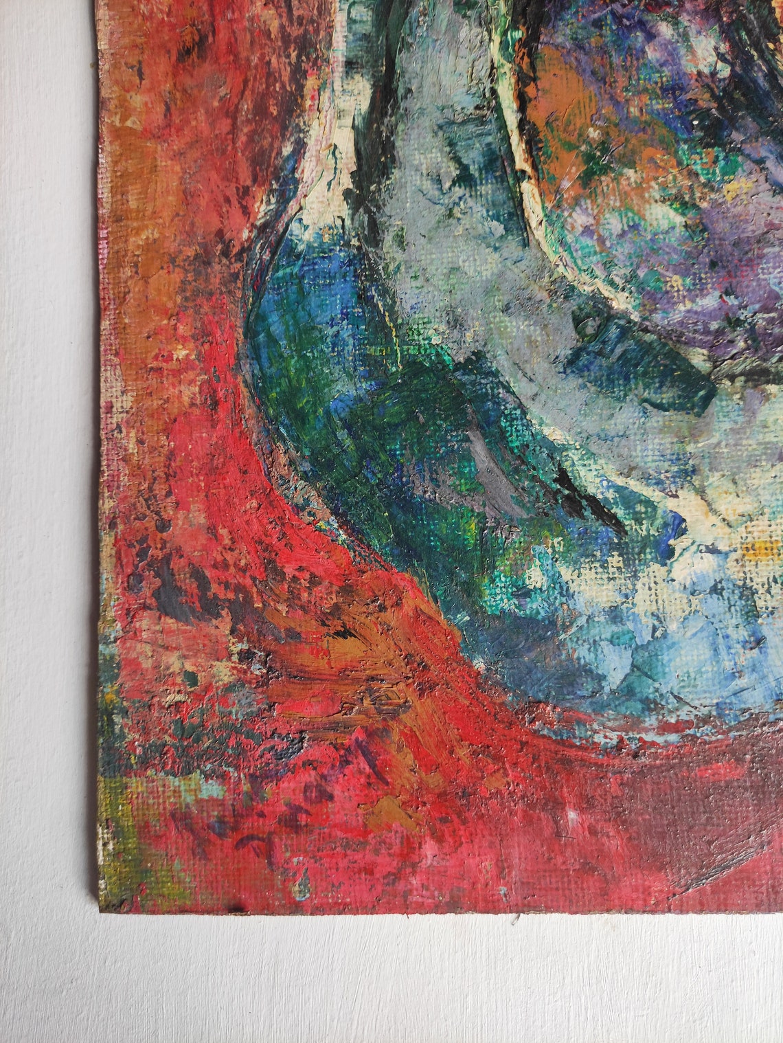 Love and Passion an Abstract Oil Painting on Expressing - Etsy UK