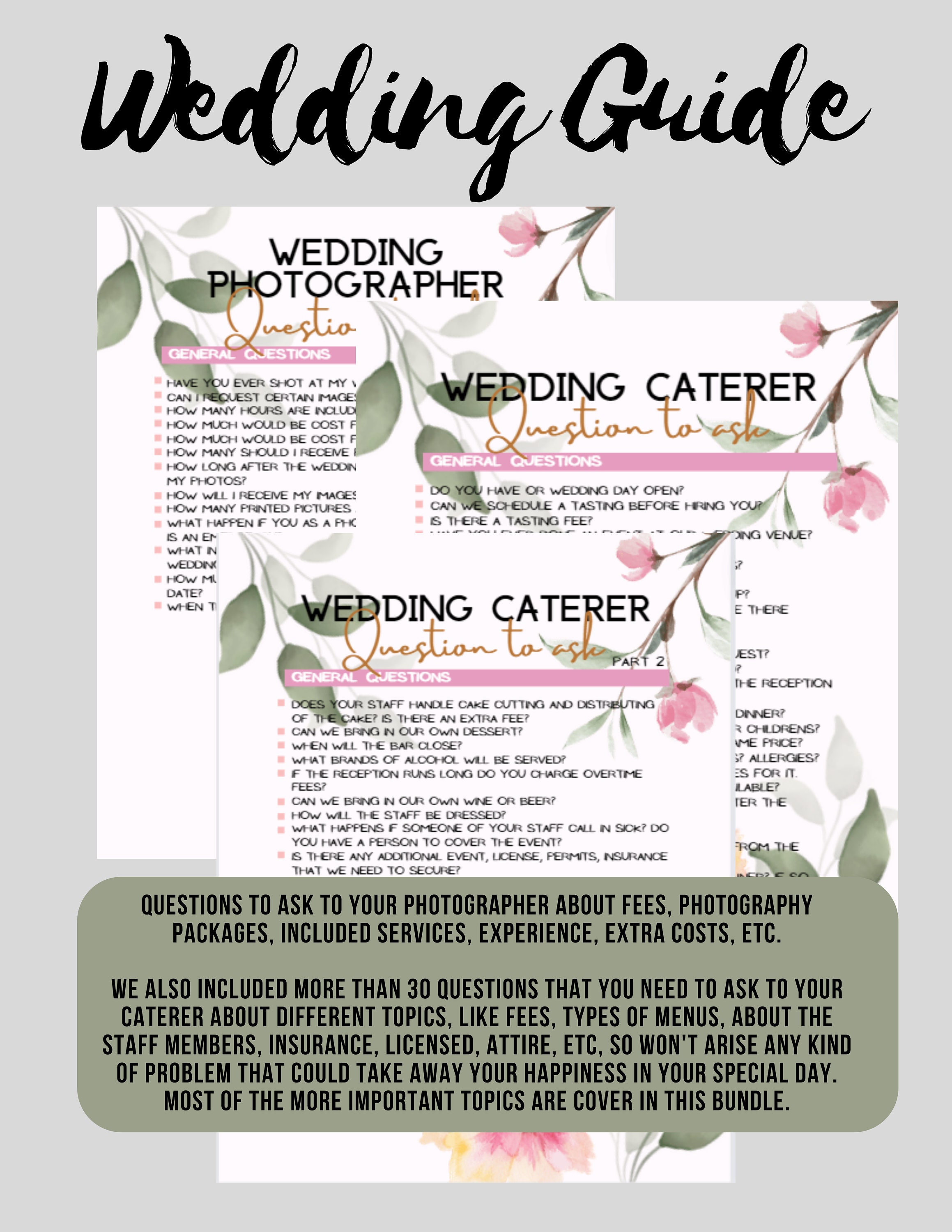 Wedding Planner Guide, Wedding Guide, Wedding Planner Book, Wedding ...