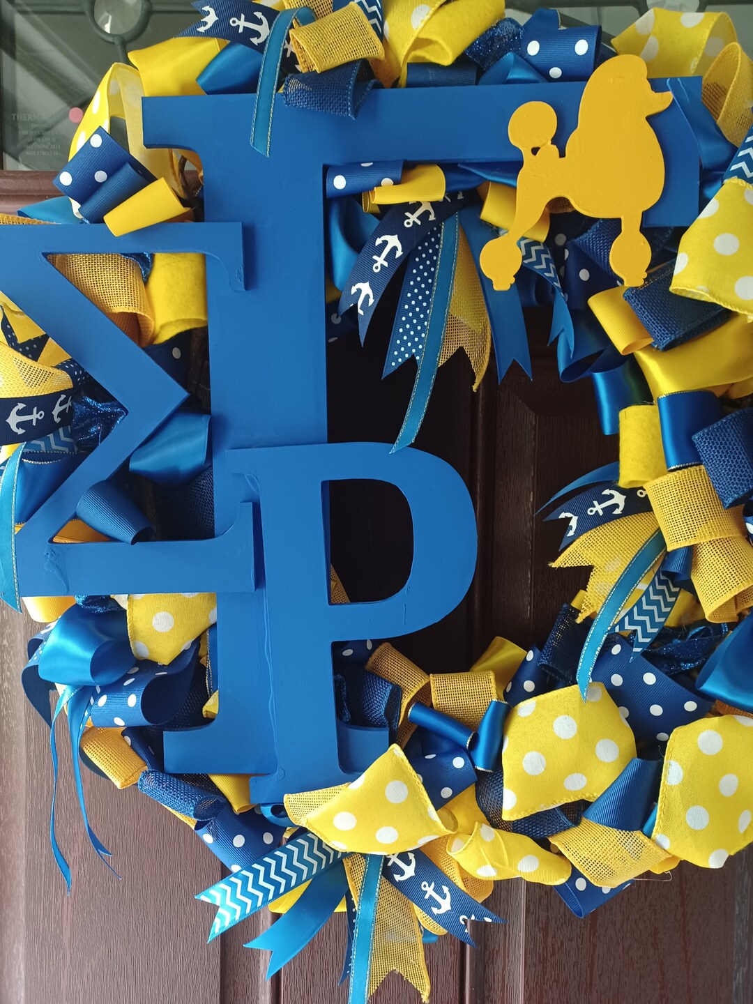 Sigma Gamma Rho Greek Wreath - Etsy