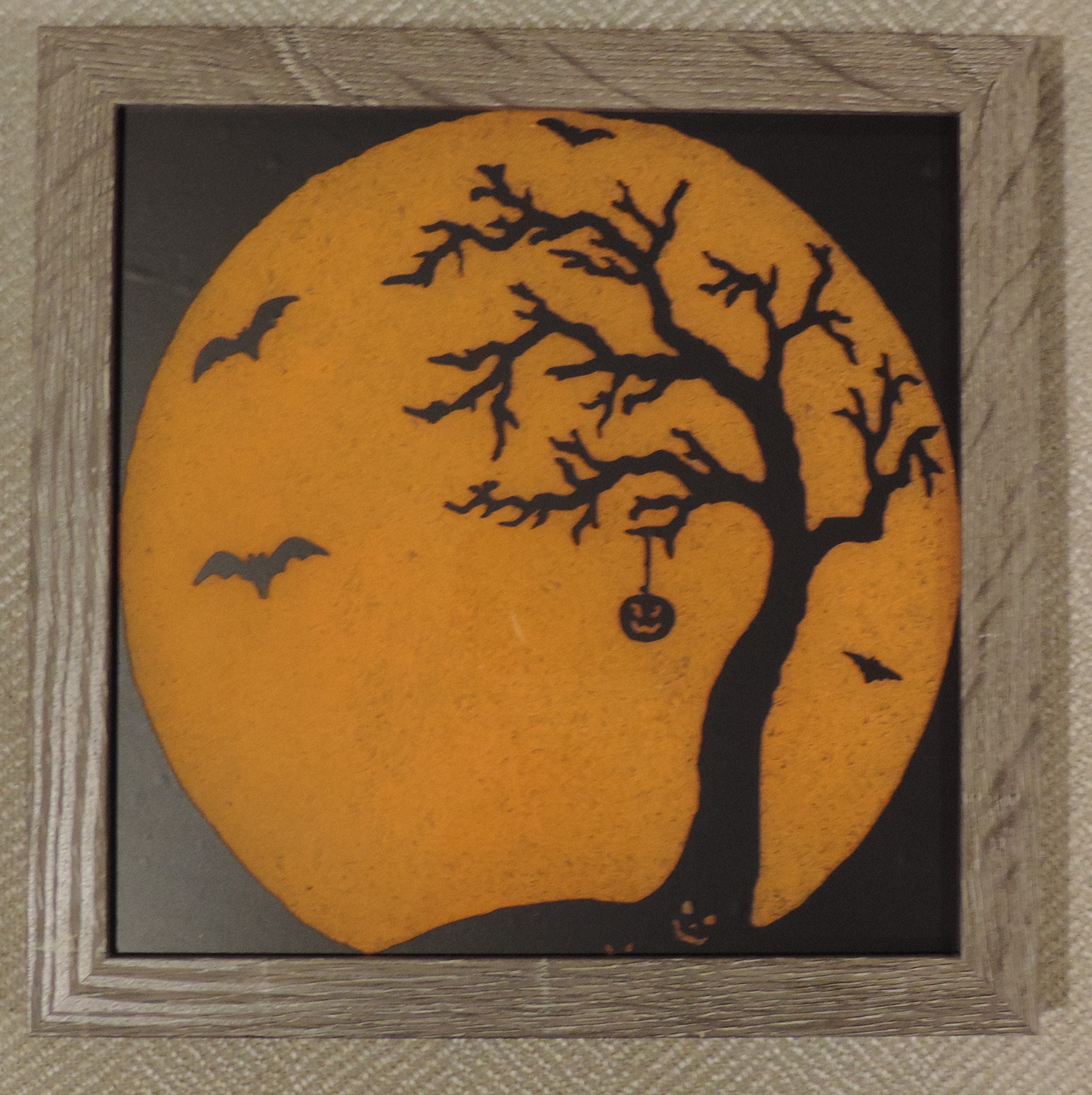 Halloween Light up Shadow Box Sunset | Etsy