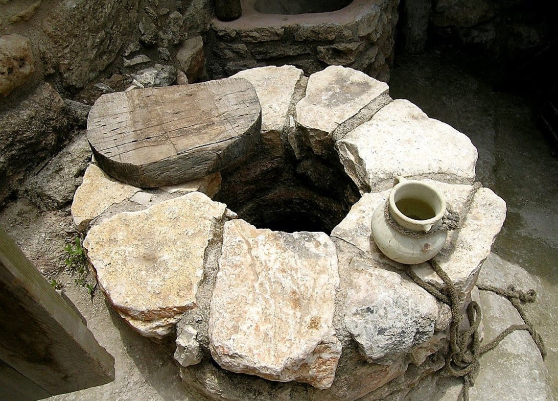2 Rock Stones From Jacob's Well in Samaria Holy Land Where - Etsy