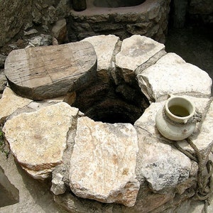 2 Rock Stones From Jacob's Well in Samaria Holy Land Where Jesus Held ...