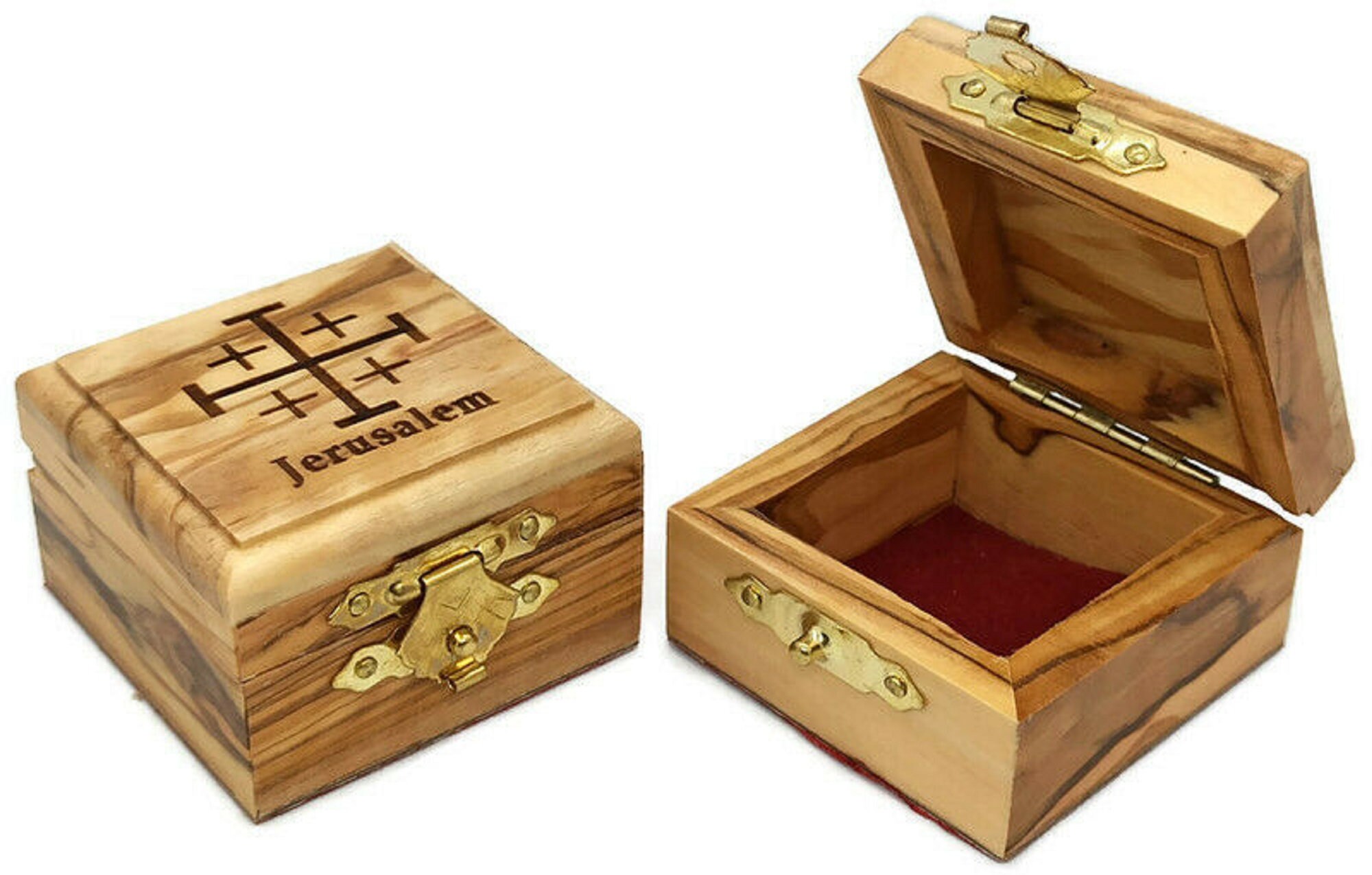 Olive Wood Box Hand Made in the Holy Land Jerusalem Blessed - Etsy UK