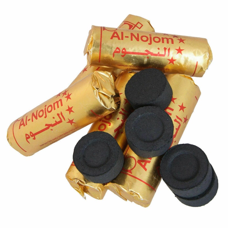 First Quality Burner Rolls Coal Disc Tablets Hookah Nargila | Etsy