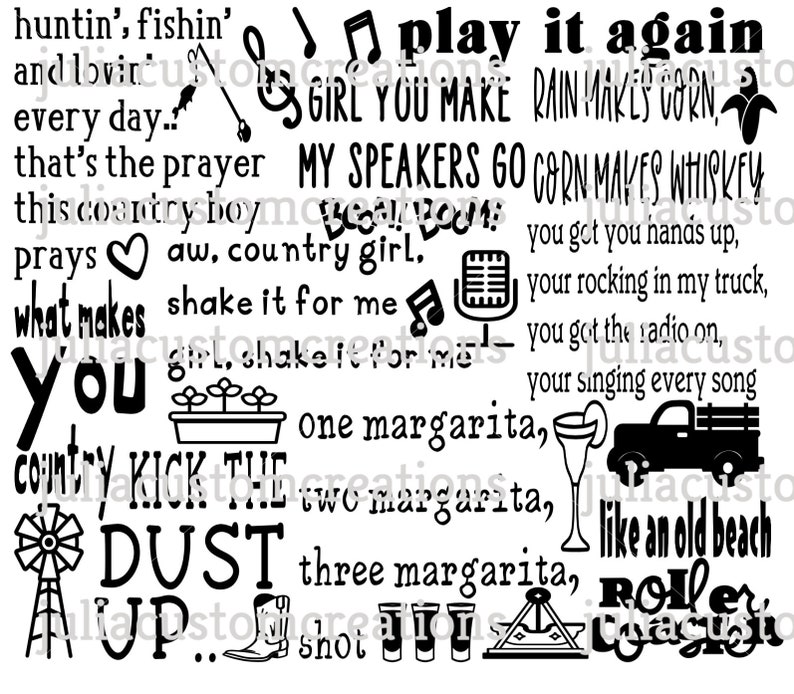 Luke Bryan SVG | Etsy