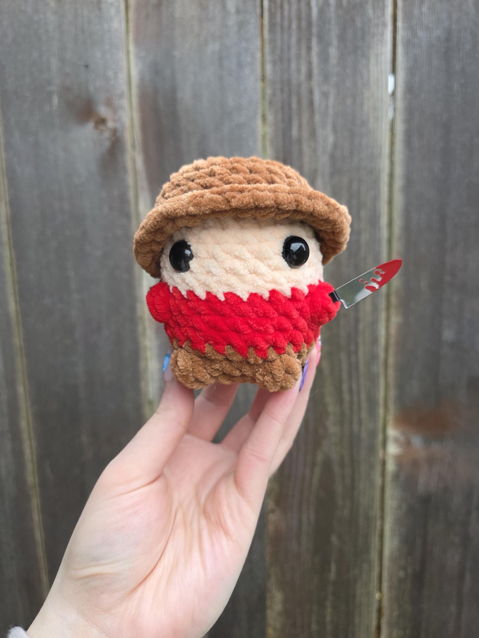 Crochet Slasher Plushie: Handmade Horror Movie Characters - Etsy