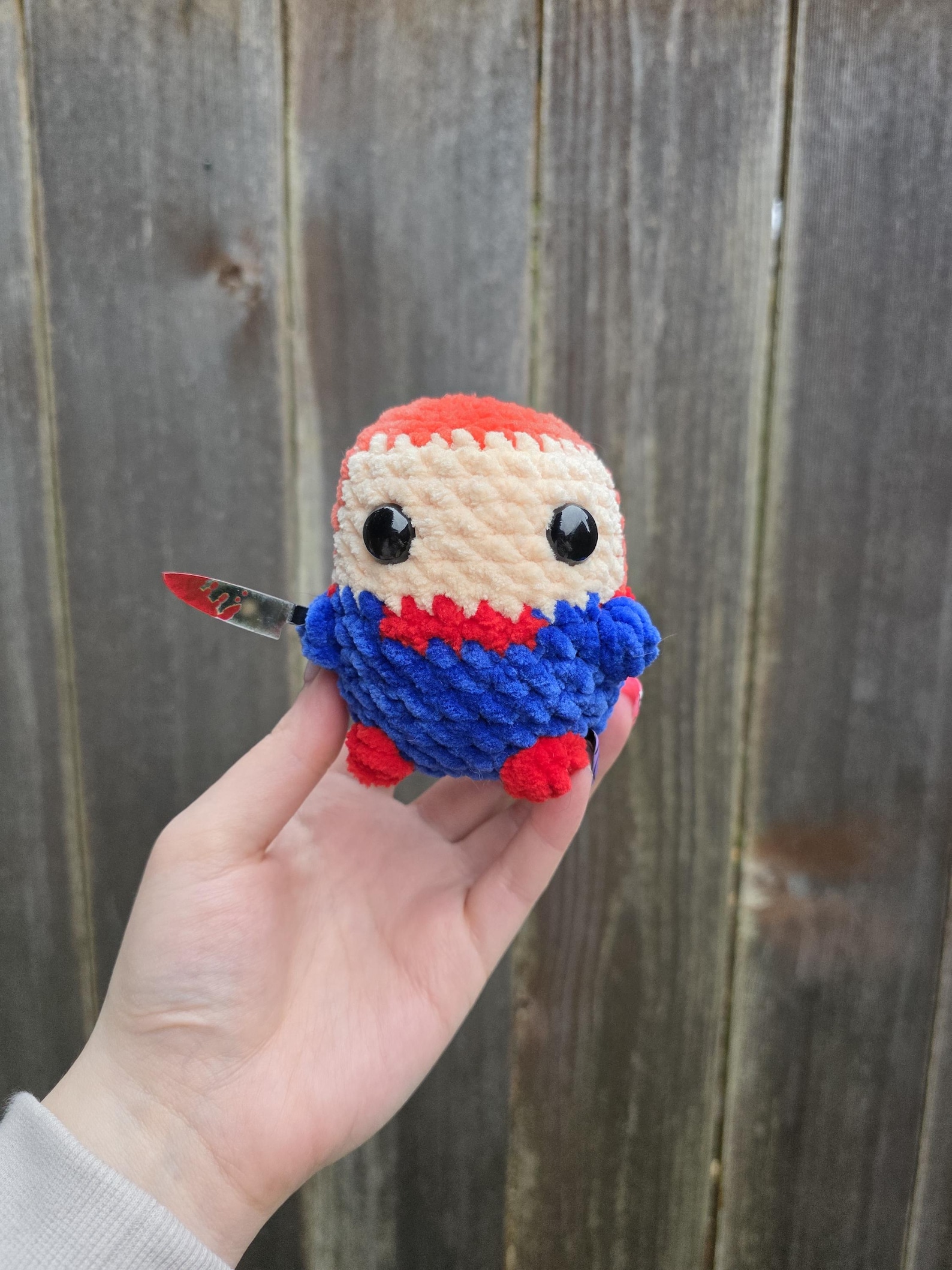 Crochet Slasher Plushie: Handmade Horror Movie Characters - Etsy