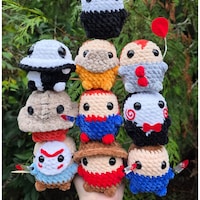 Crochet Slasher Plushie: Handmade Horror Movie Characters - Etsy