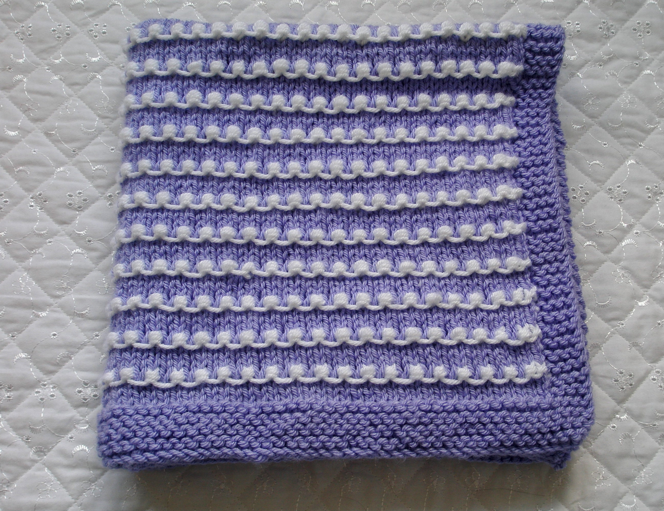 Knitting Pattern Baby Blanket Baby Stroller Comforter PDF | Etsy