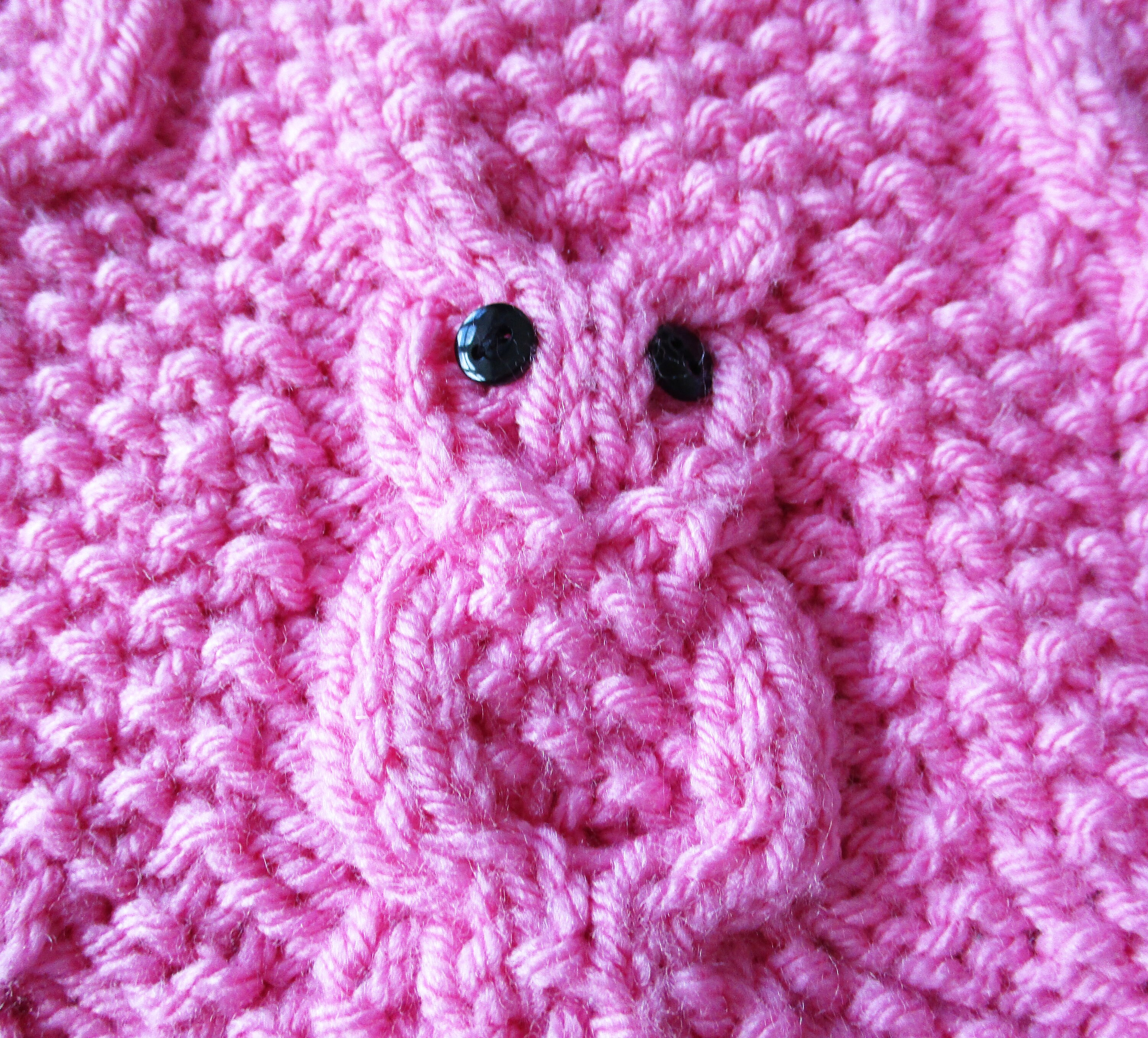 Knitting Pattern Owl Cable Motif Baby Blanket, Doll Crib Bedding, Hand ...