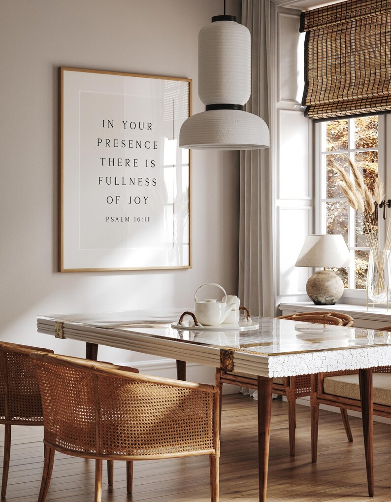 In Your Presence There is Fullness of Joy Psalm 16:11, Bible Verse Wall ...