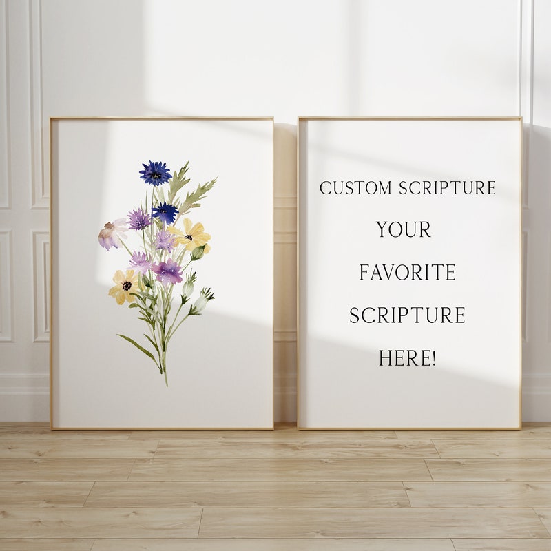 Scripture Wall Art - Etsy