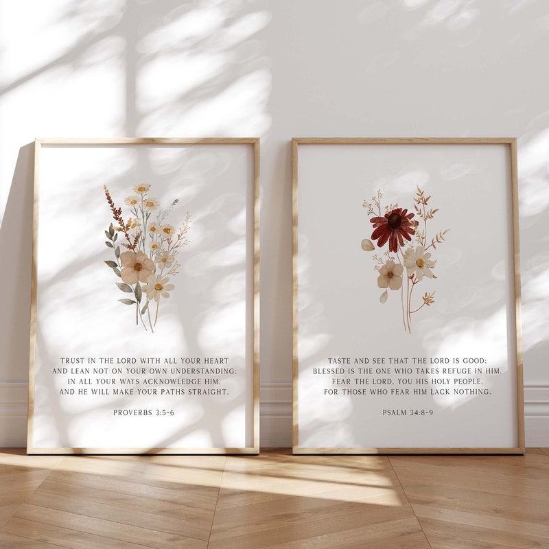 Bible Scripture Art - Etsy