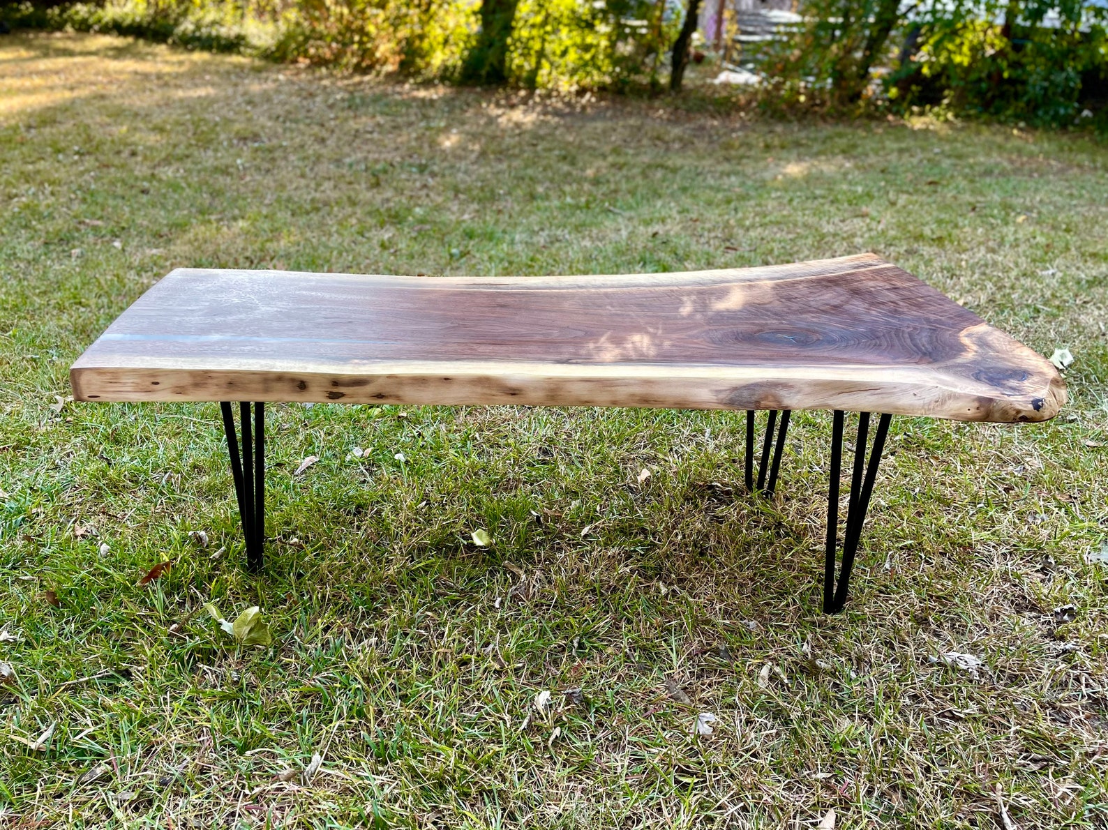 Black Walnut Live Edge Coffee Table - Etsy