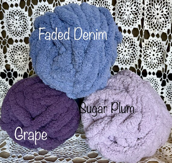 JUMBO Chenille Yarn NEW COLORS Loop-a-lot 8oz/226.8g | Etsy