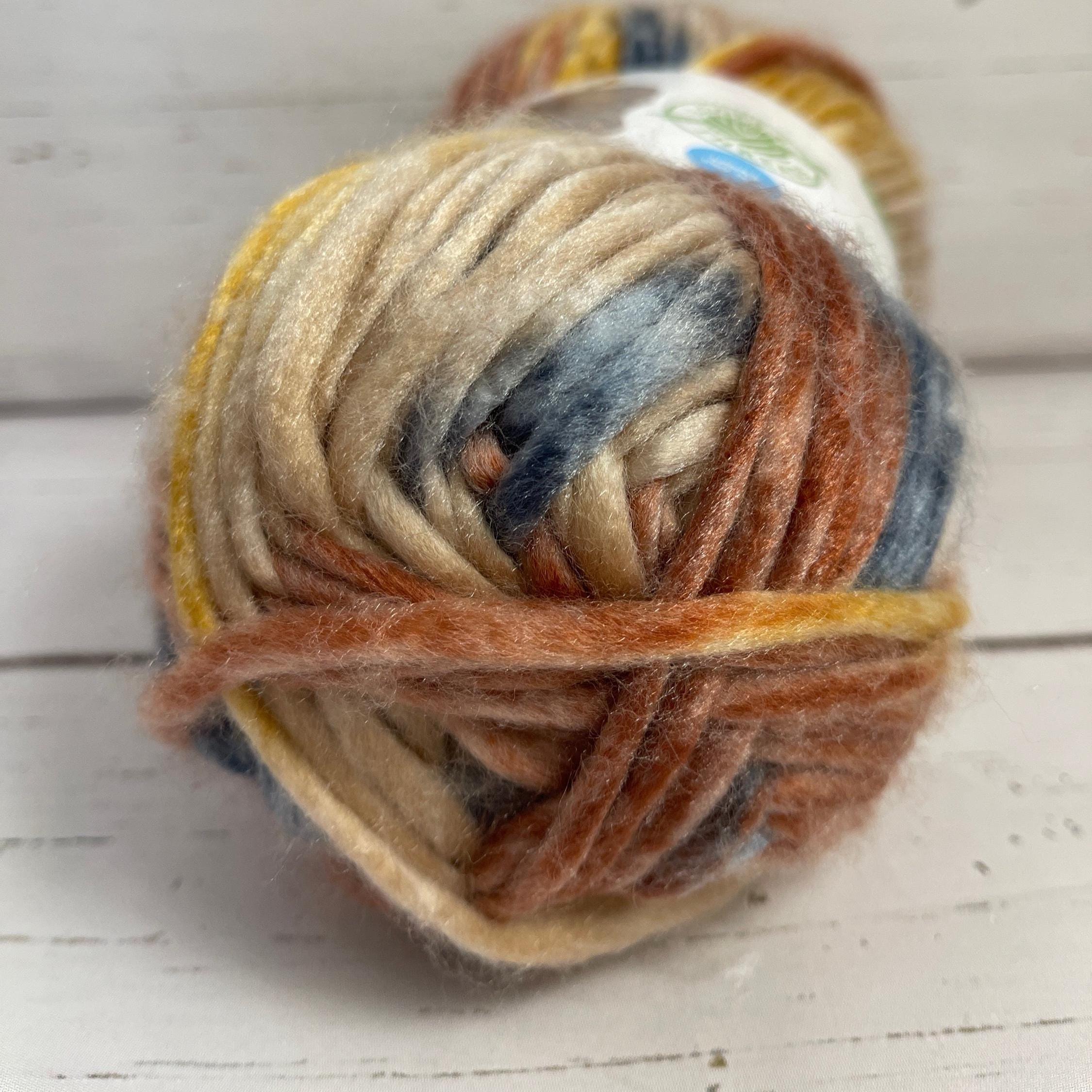 Super Bulky Yarn, Eco Cozy Yarn, Watercolors - Loops & Threads - Etsy