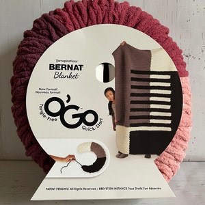 SHIRAZ ~ New OGO ~ Bernat Blanket Yarn ~ Tangle Free~ Free Shipping ...
