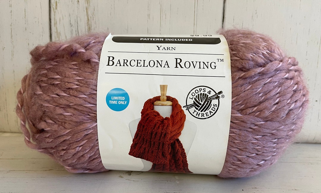 Pink Super Bulky Yarn: Barcelona Roving, 223 Yards - Etsy