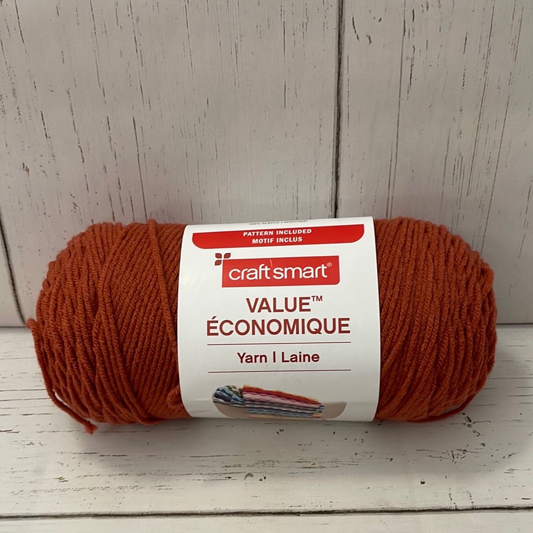 Ginger Yarn Craftsmart 7oz/198g, 354 Yards Size 4 Medium, Crafts ...