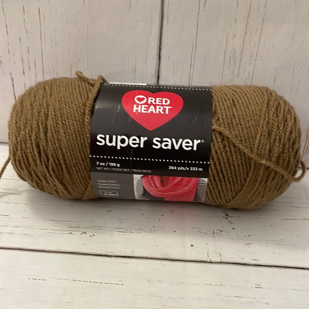 Cafe Latte Yarn Red Heart Super Saver Yarn 7oz/198g, 364 Yds/333m Size ...