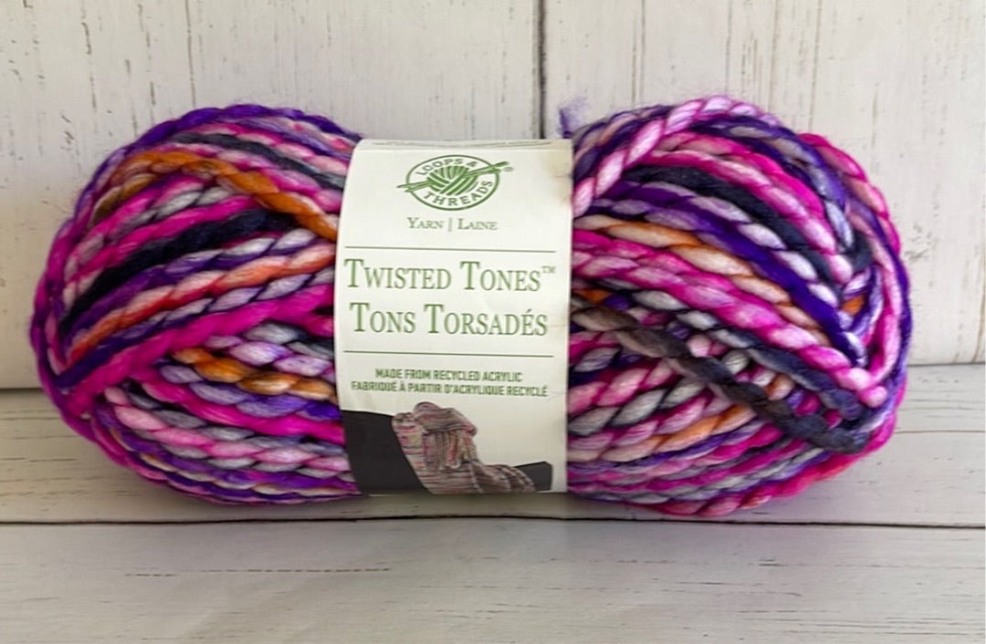FUCHSIA Twisted Tones Yarn - Etsy