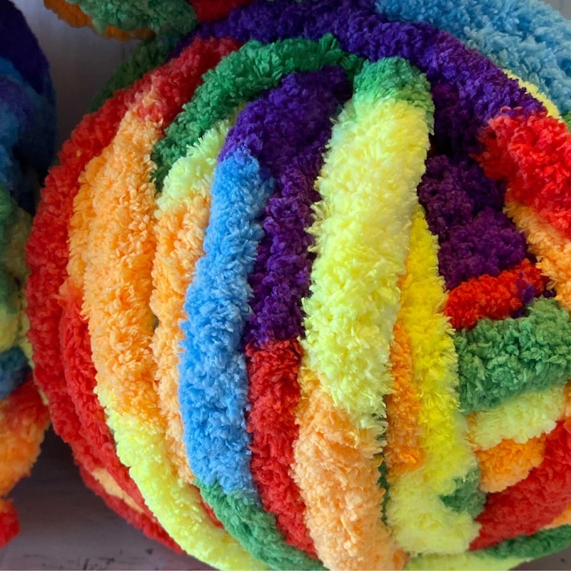 Rainbow Yarn - Etsy